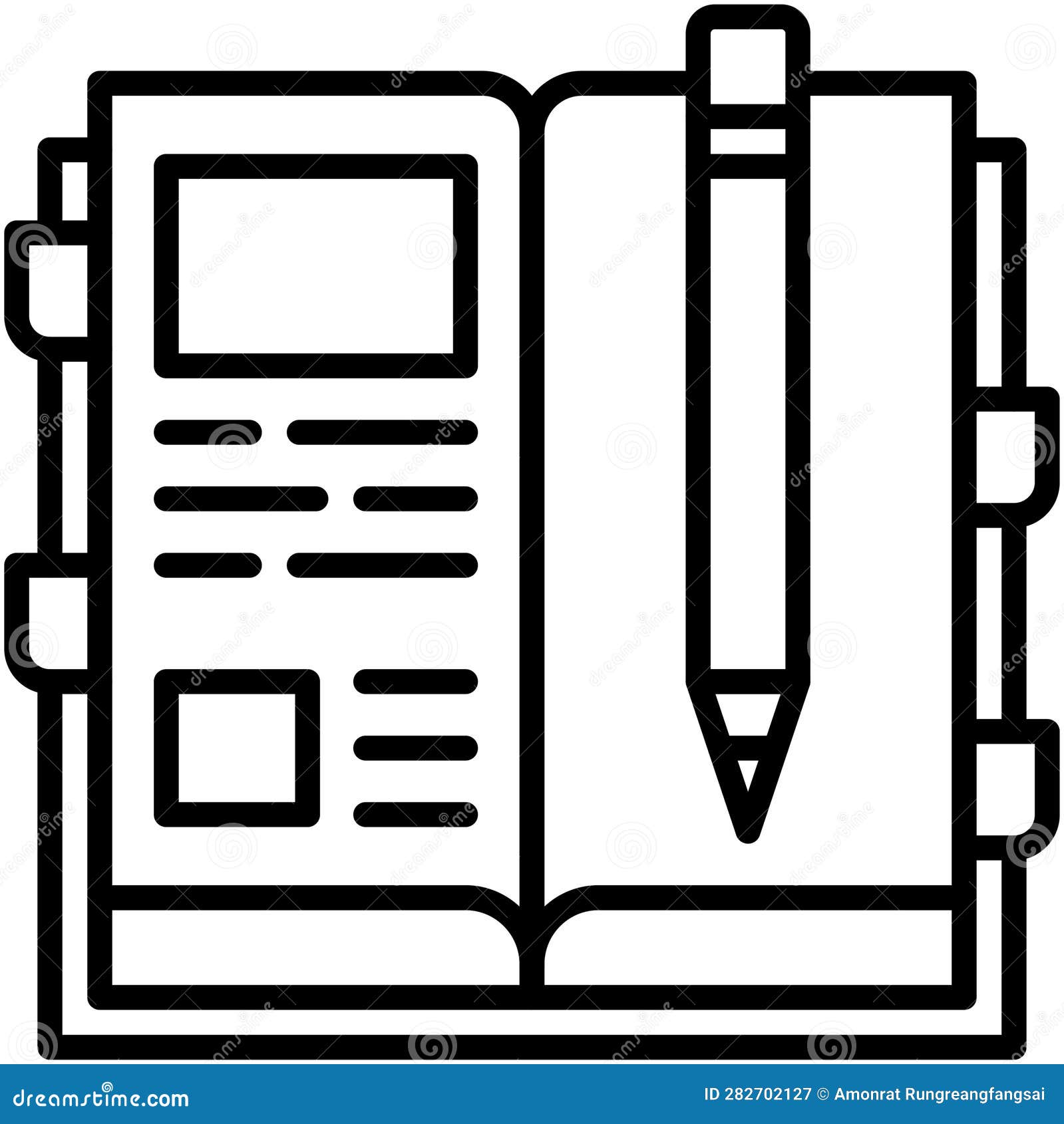 Homework Icon, High School Related Vector Illustration Stock Vector ...