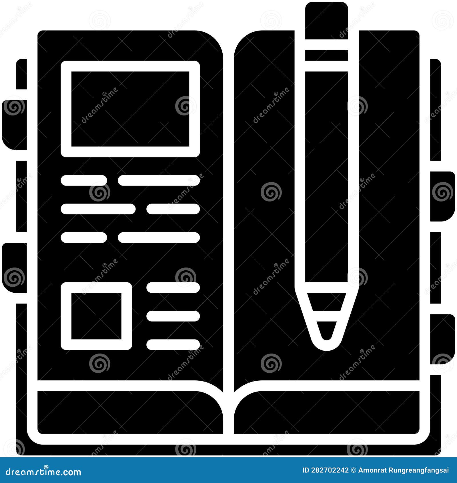 Homework Icon, High School Related Vector Illustration Stock Vector ...