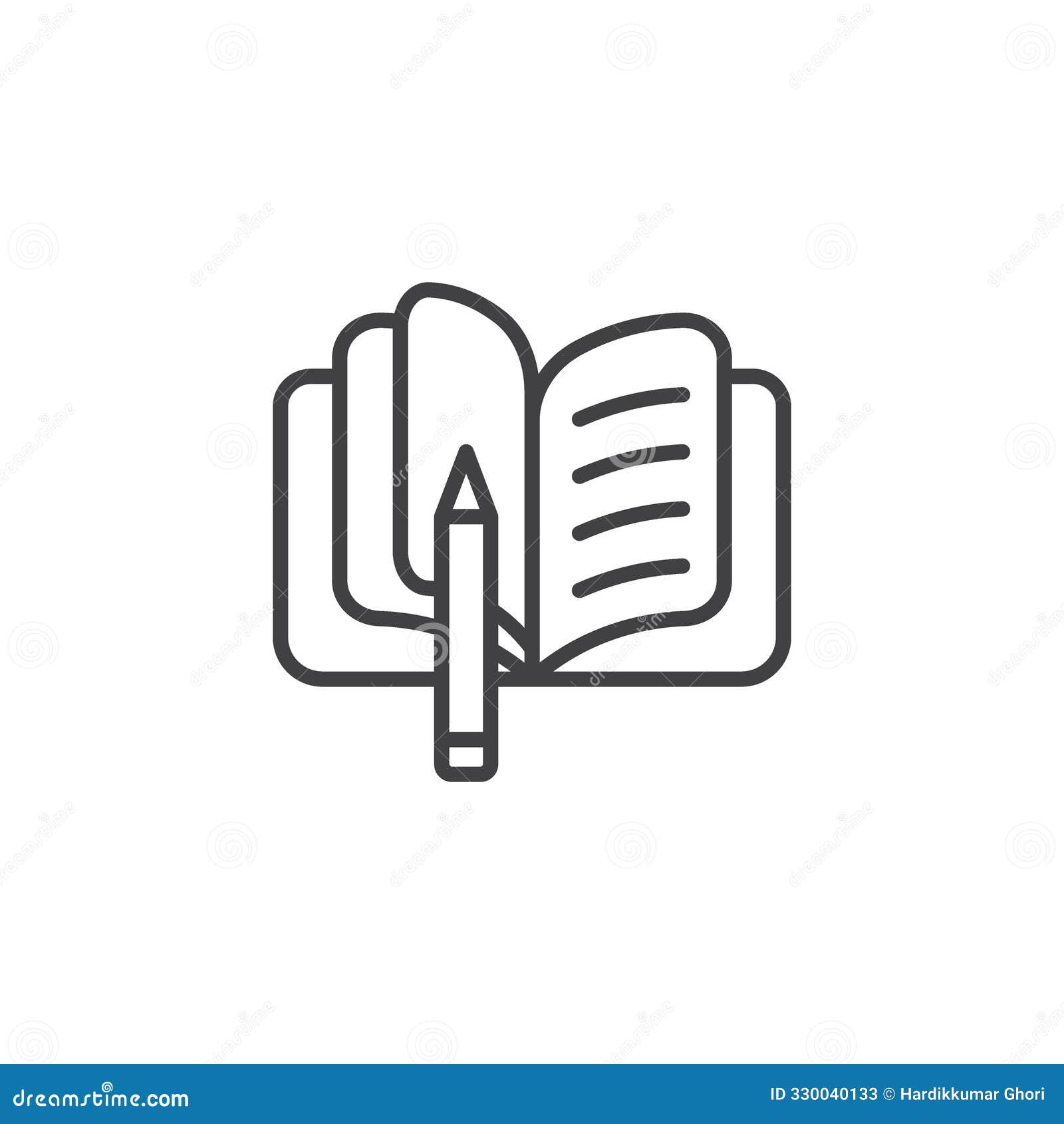 Homework Icon Vector Set on White Background Stock Vector ...