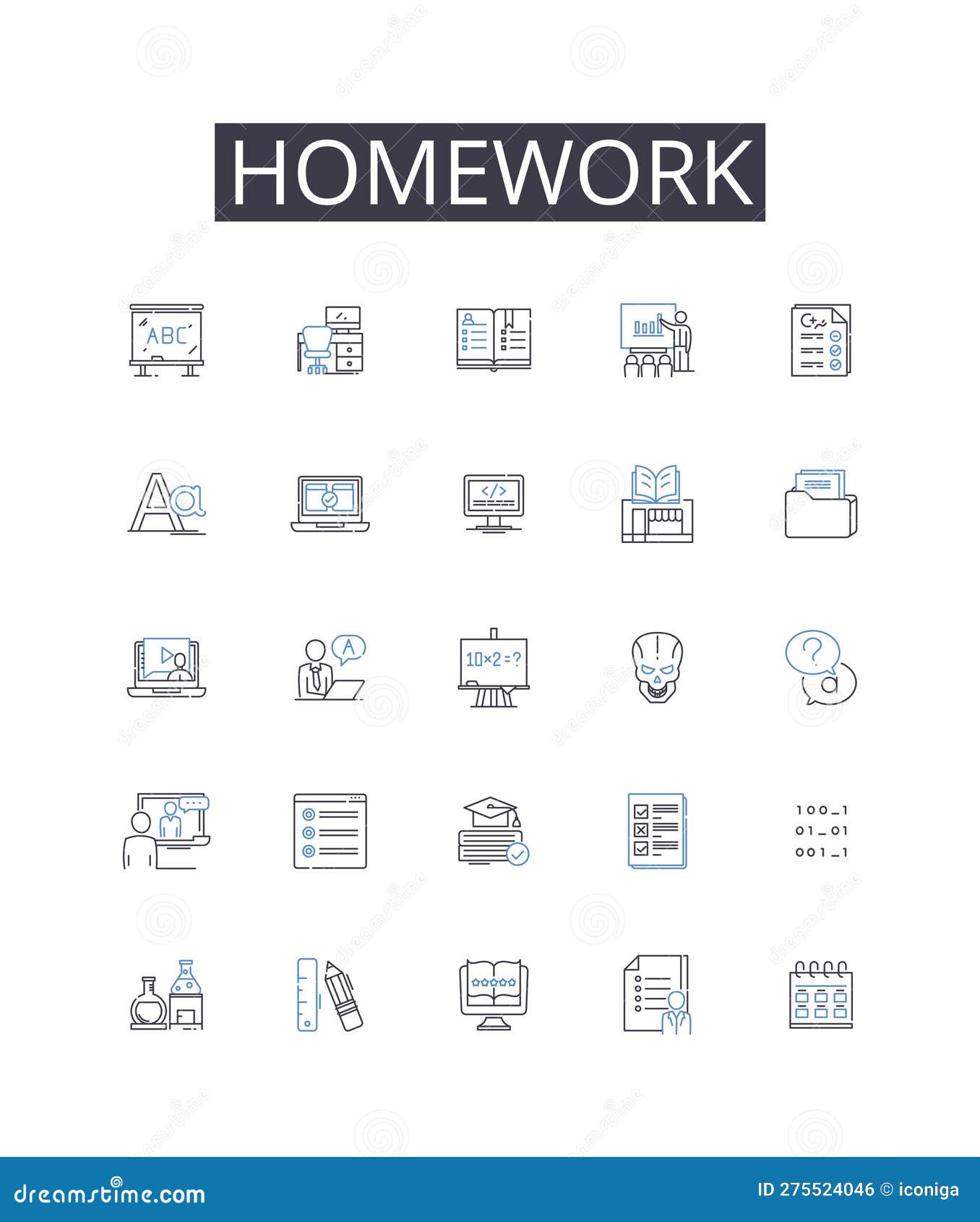 Project-activity Line Icons Collection. Planning, Execution ... Project-activity Line Icons Collection. Planning, Execution ...