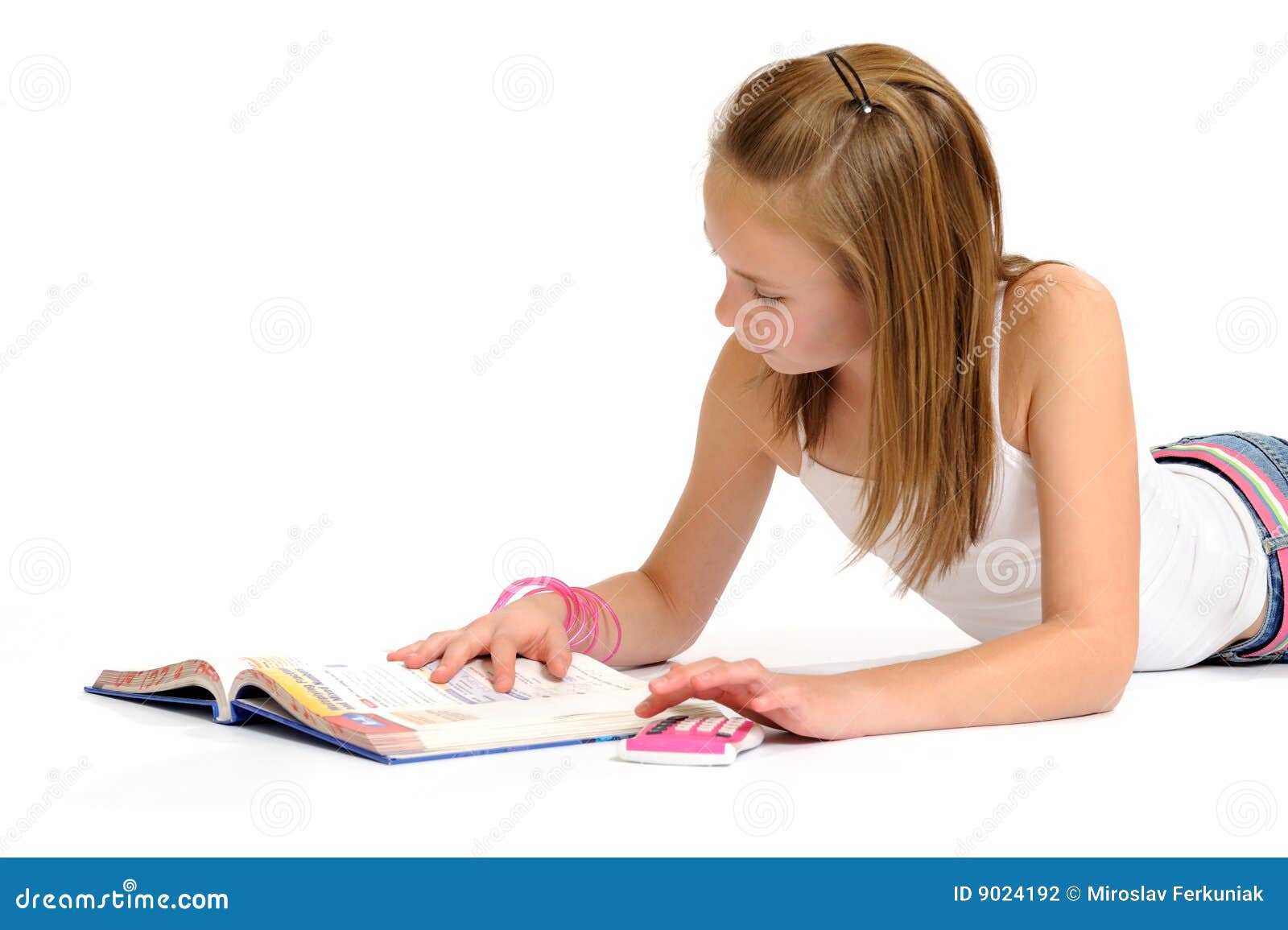 Homework, Math Calculating stock photo. Image of teenager - 9024192