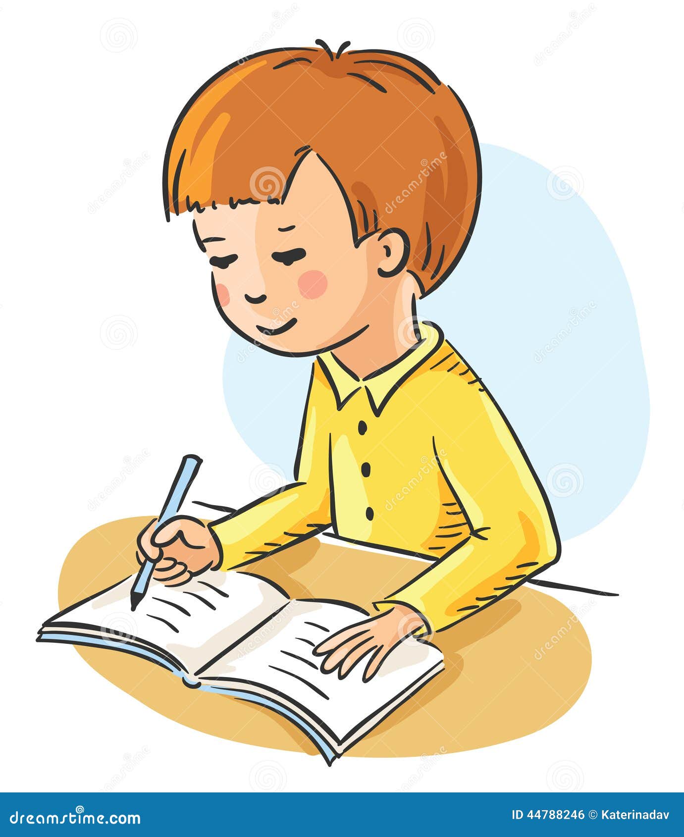 Homework Vector Illustration | CartoonDealer.com #44788246