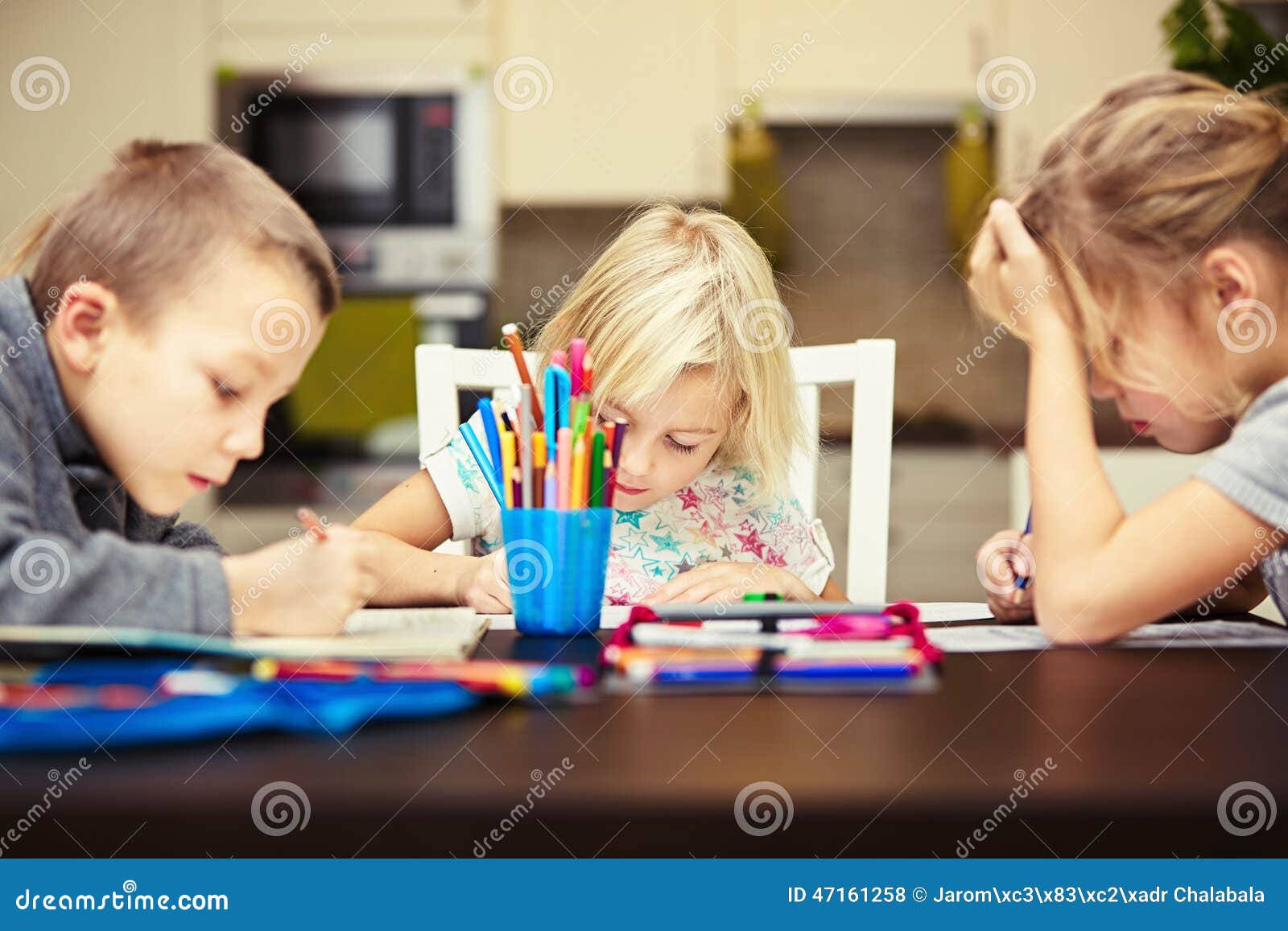 Homework stock photo. Image of brother, creativity, letters - 47161258