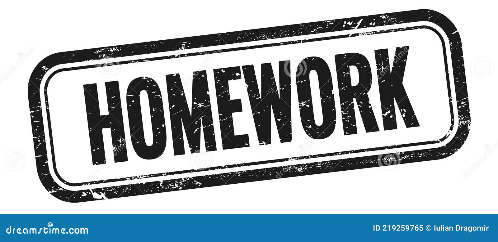 HOMEWORK Text on Black Grungy Vintage Stamp Stock Image - Image of ...