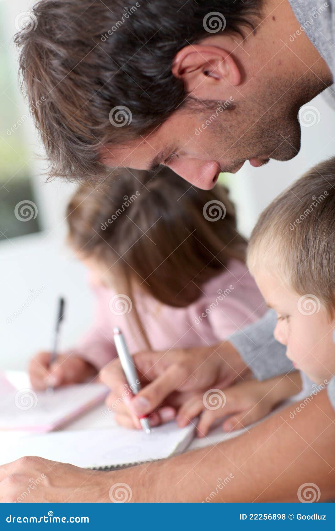 Homework time stock photo. Image of home, classroom, little - 22256898