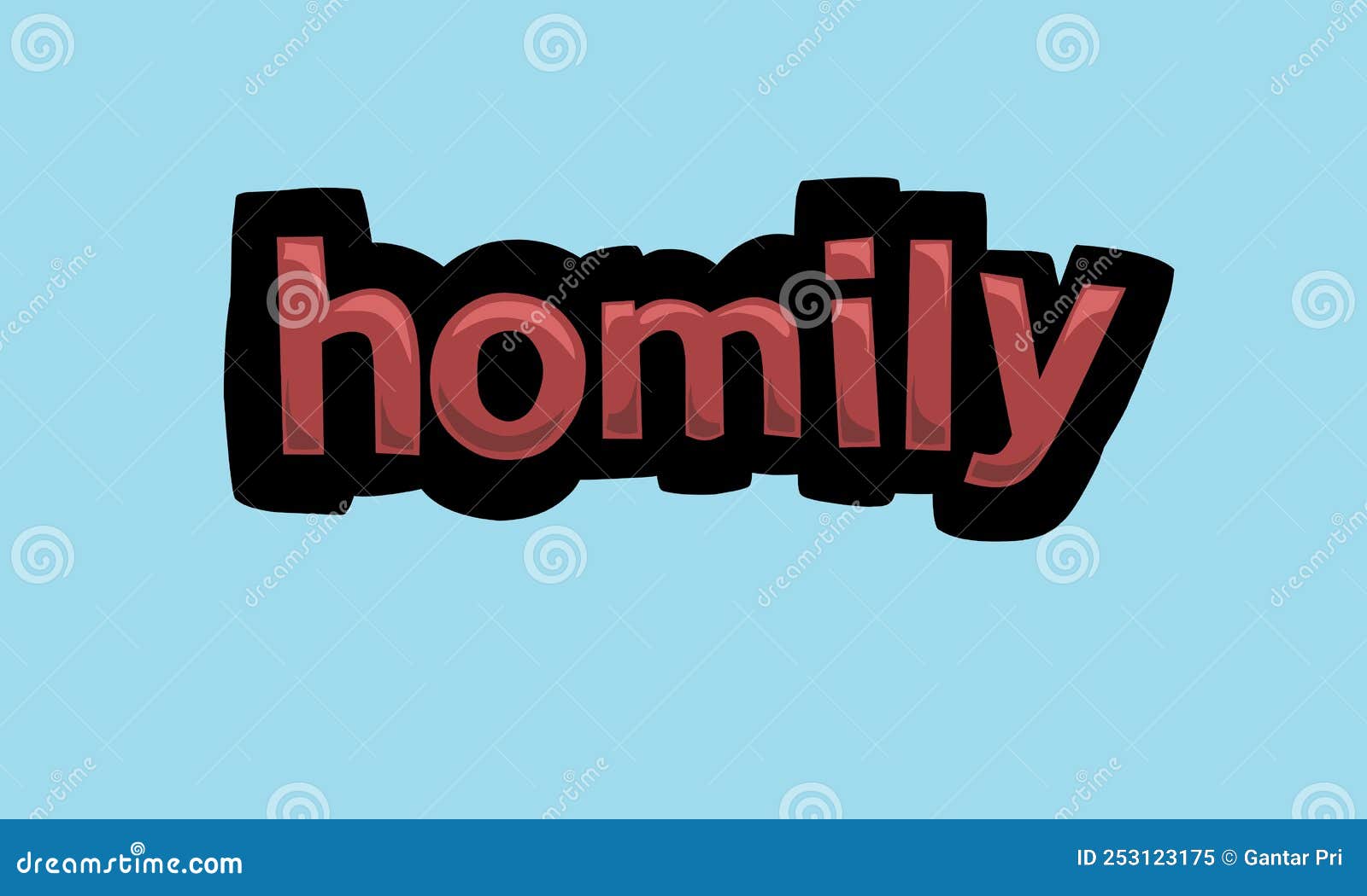 HOMILY Background Writing Vector Design Stock Vector - Illustration of ...