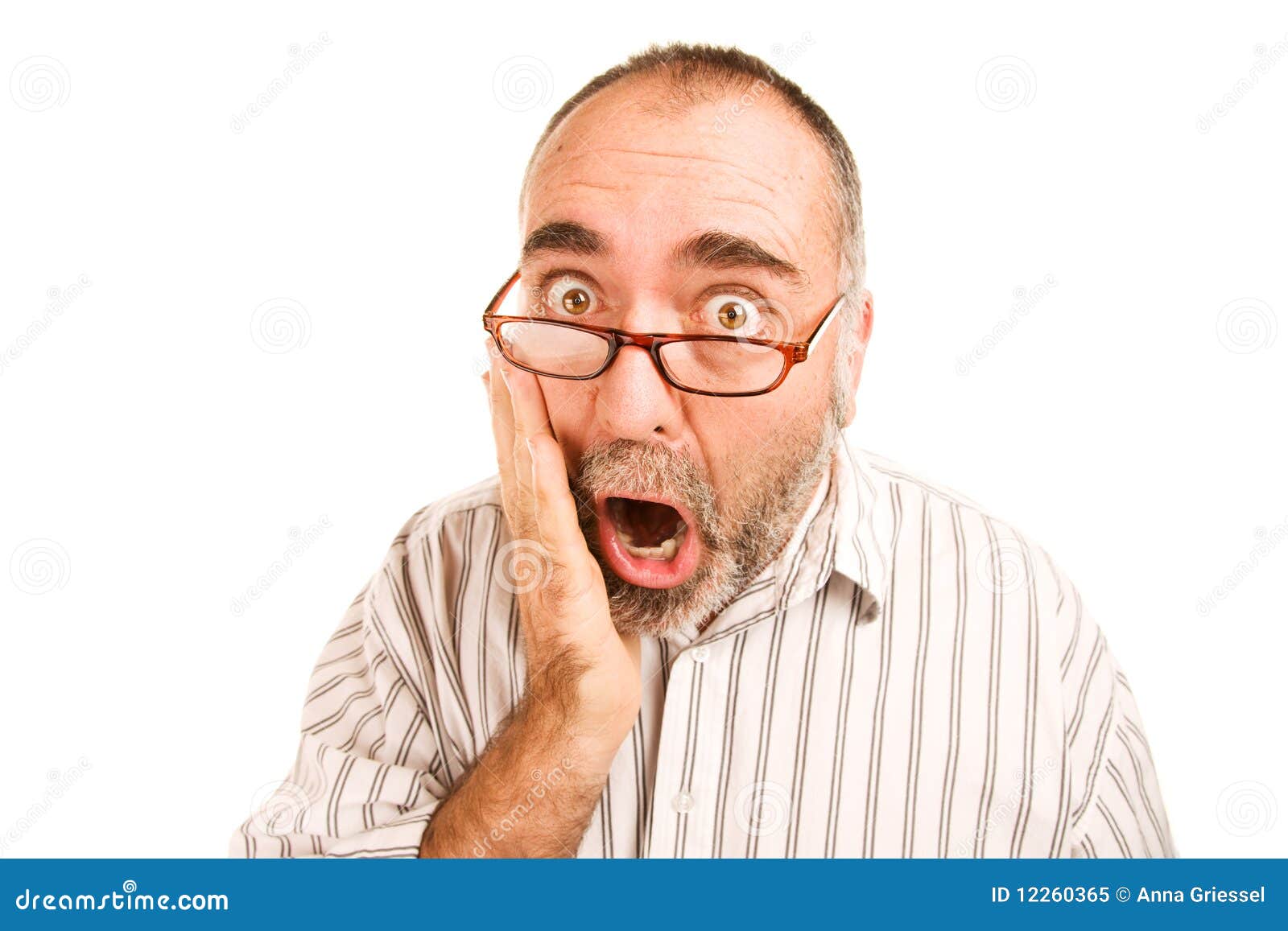 Homme choqué image stock. Image du yeux, choc, bouche - 12260365