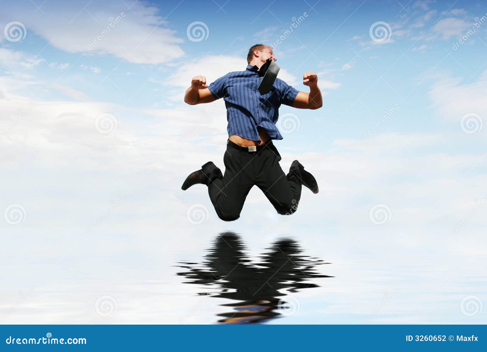 Homme d'affaires heureux photo stock. Image du businessman - 3260652