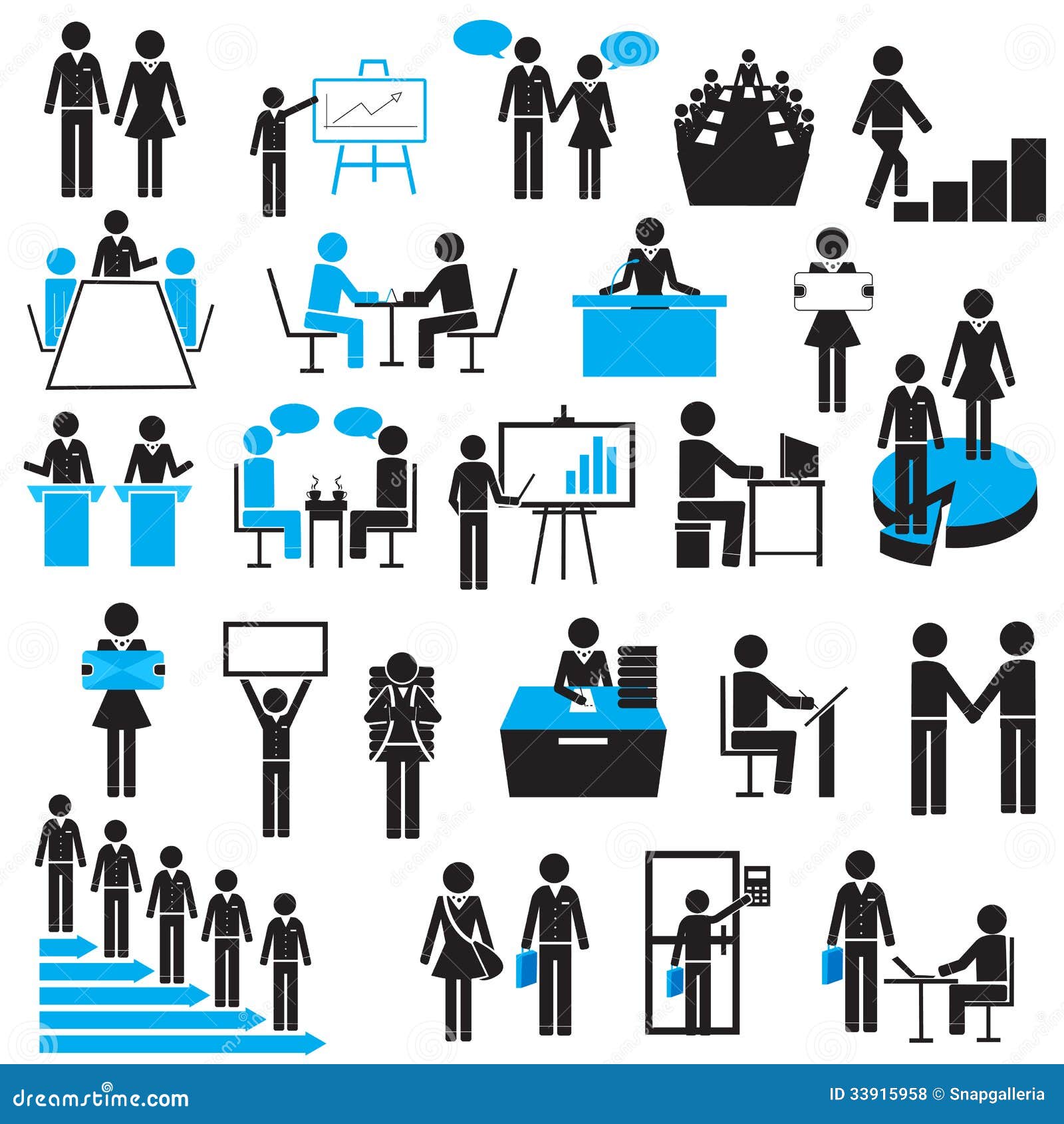 Homme d'affaires Icon illustration de vecteur. Illustration du bureau ...