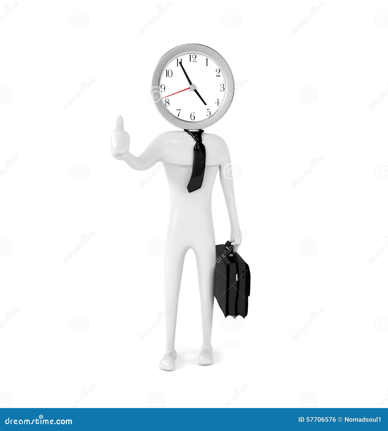 Homme d'affaires ponctuel illustration stock. Illustration du affaires ...