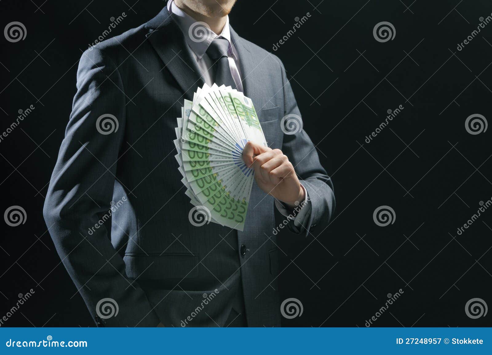 Homme d'affaires riche image stock. Image du horizontal - 27248957