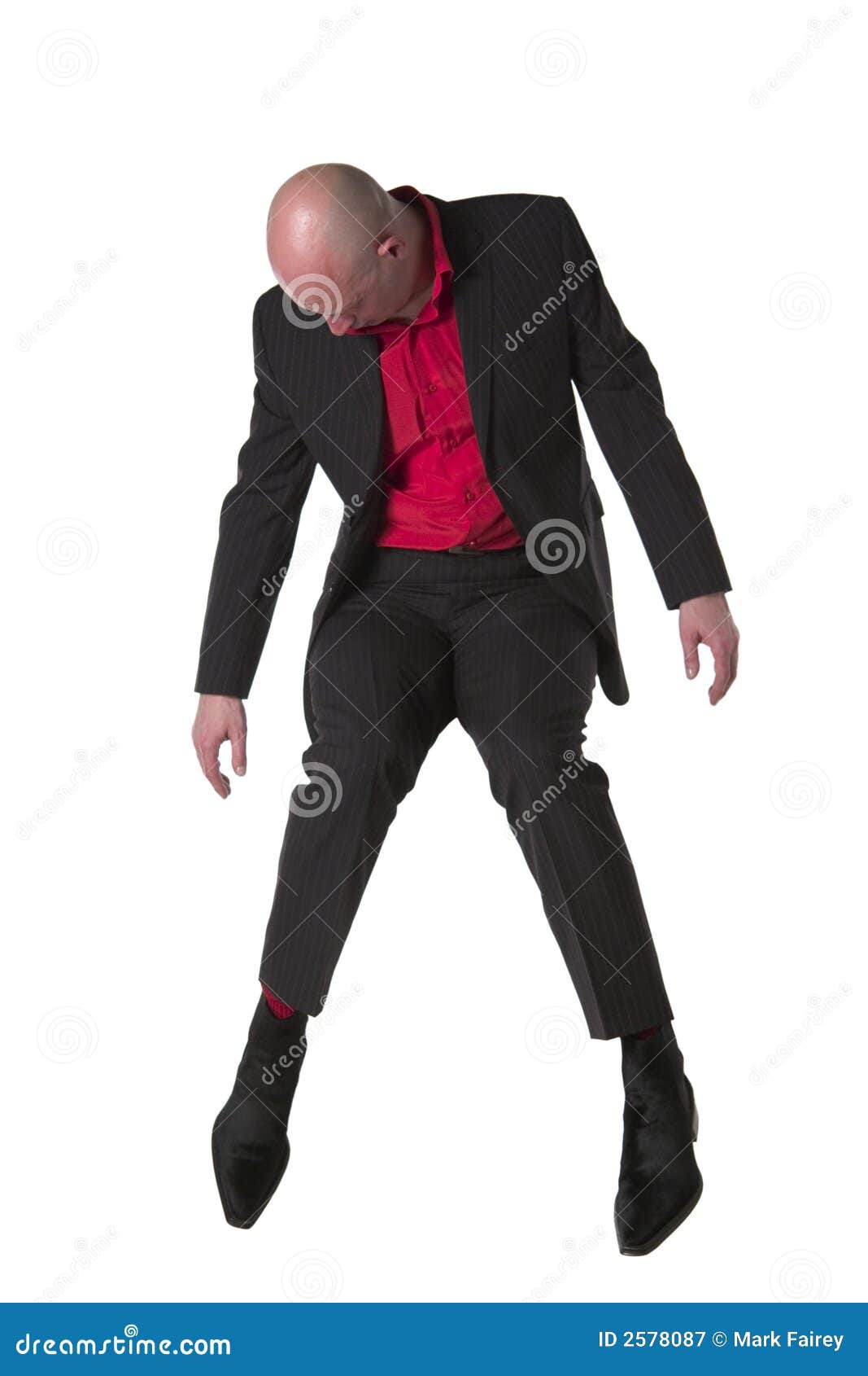 Homme d'affaires suspendu image stock. Image du homme - 2578087