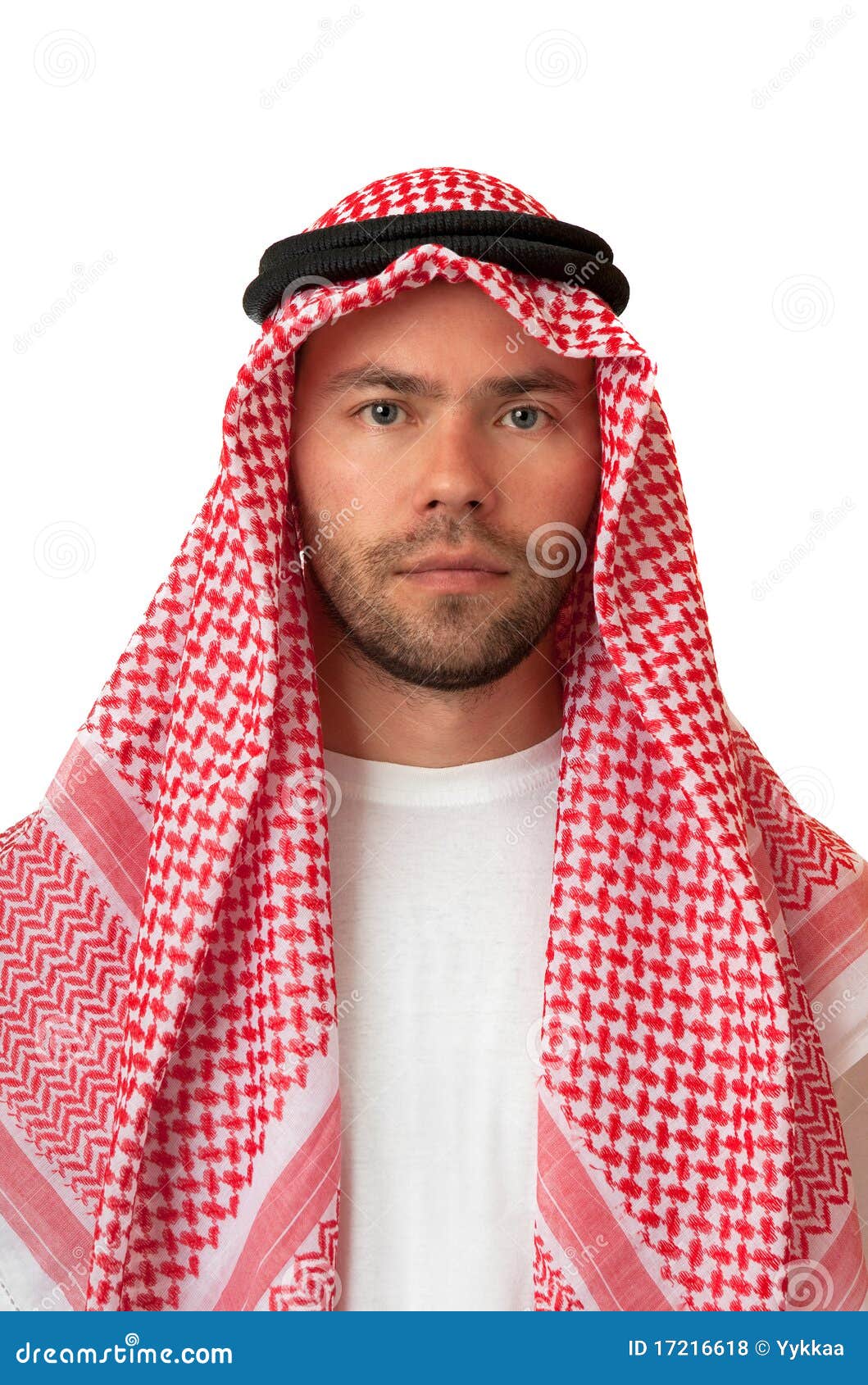 Homme Dans La Coiffe Arabe. Photo stock - Image du coiffe, homme: 17216618