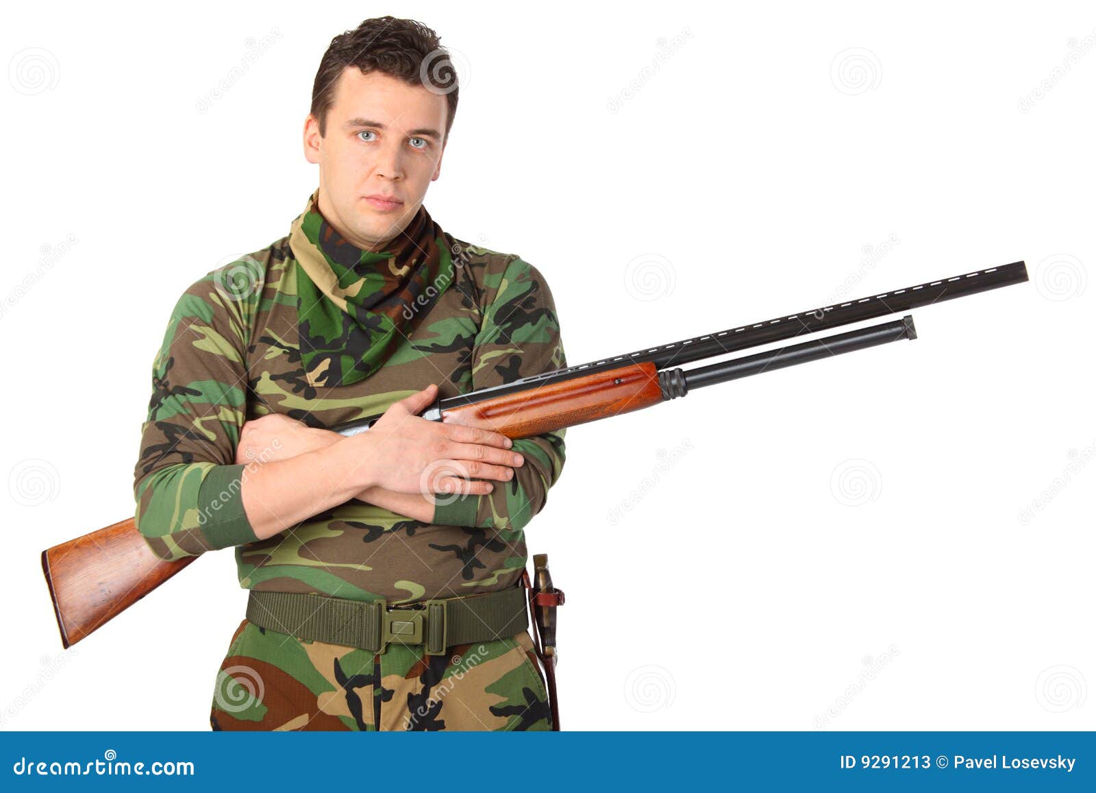 Homme De Canon De Camouflage Image stock - Image du homme, masculin ...