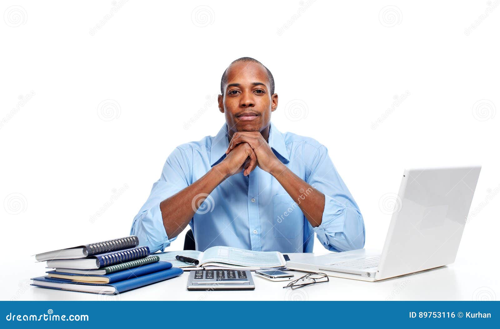 Homme De Comptable Travaillant Dans Le Bureau Photo stock - Image du ...