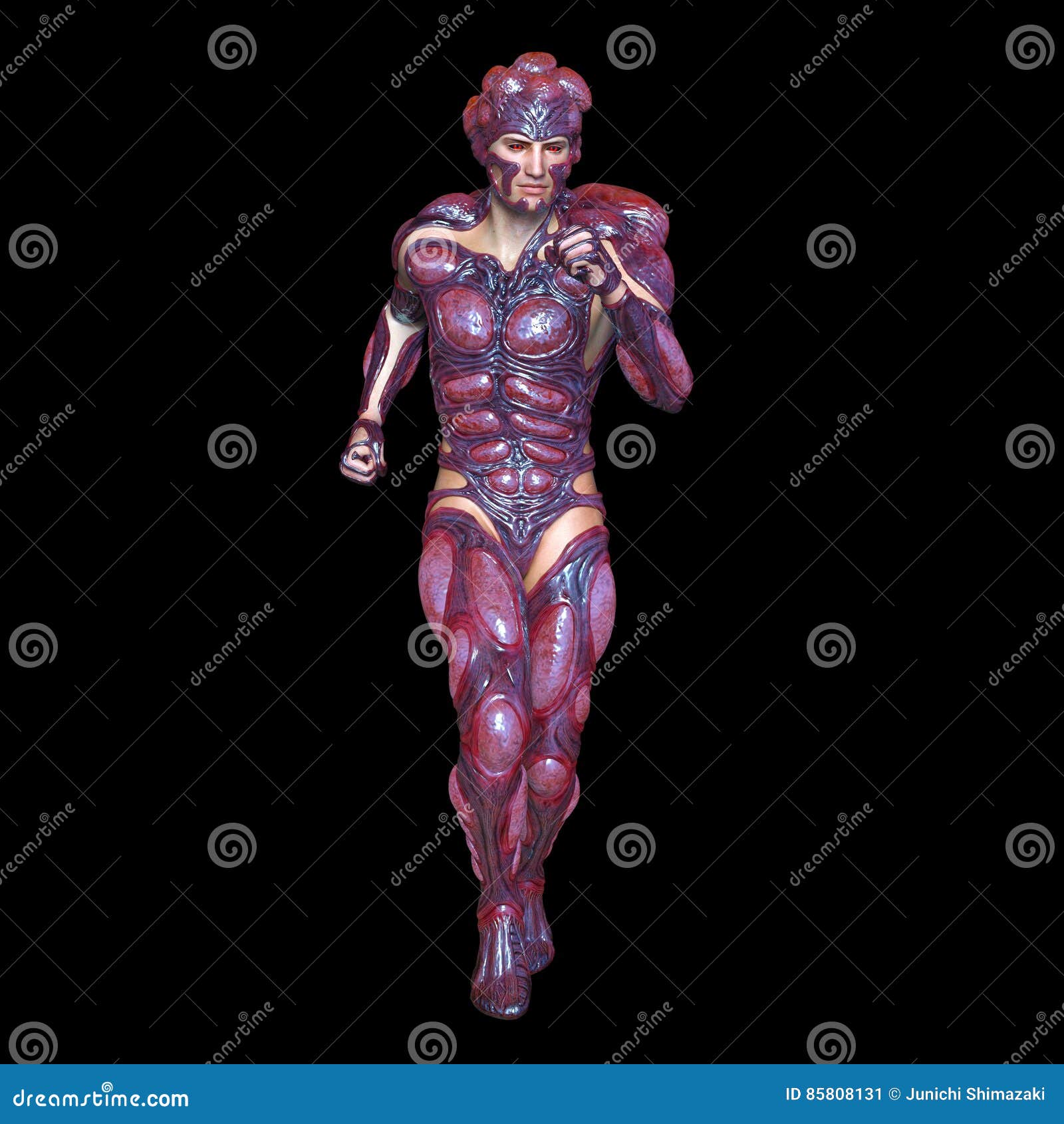 Homme de mutant illustration stock. Illustration du avenir - 85808131