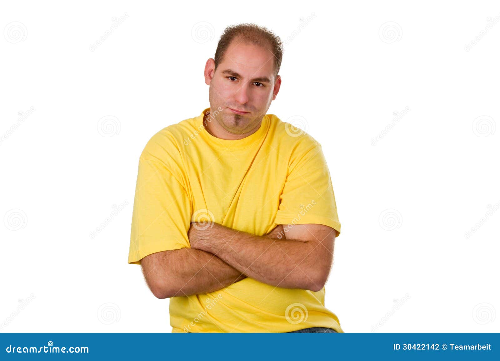 Homme de Sulk photo stock. Image du personne, homme, boudez - 30422142