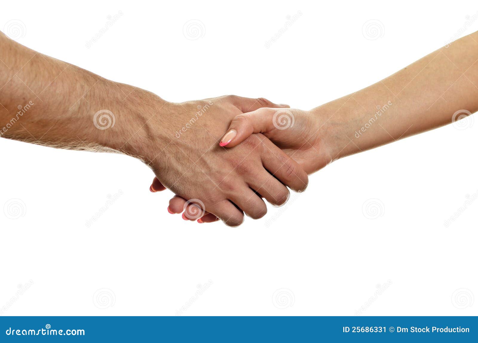 Homme Et Femme Se Serrant La Main Image Stock Image Du Fond