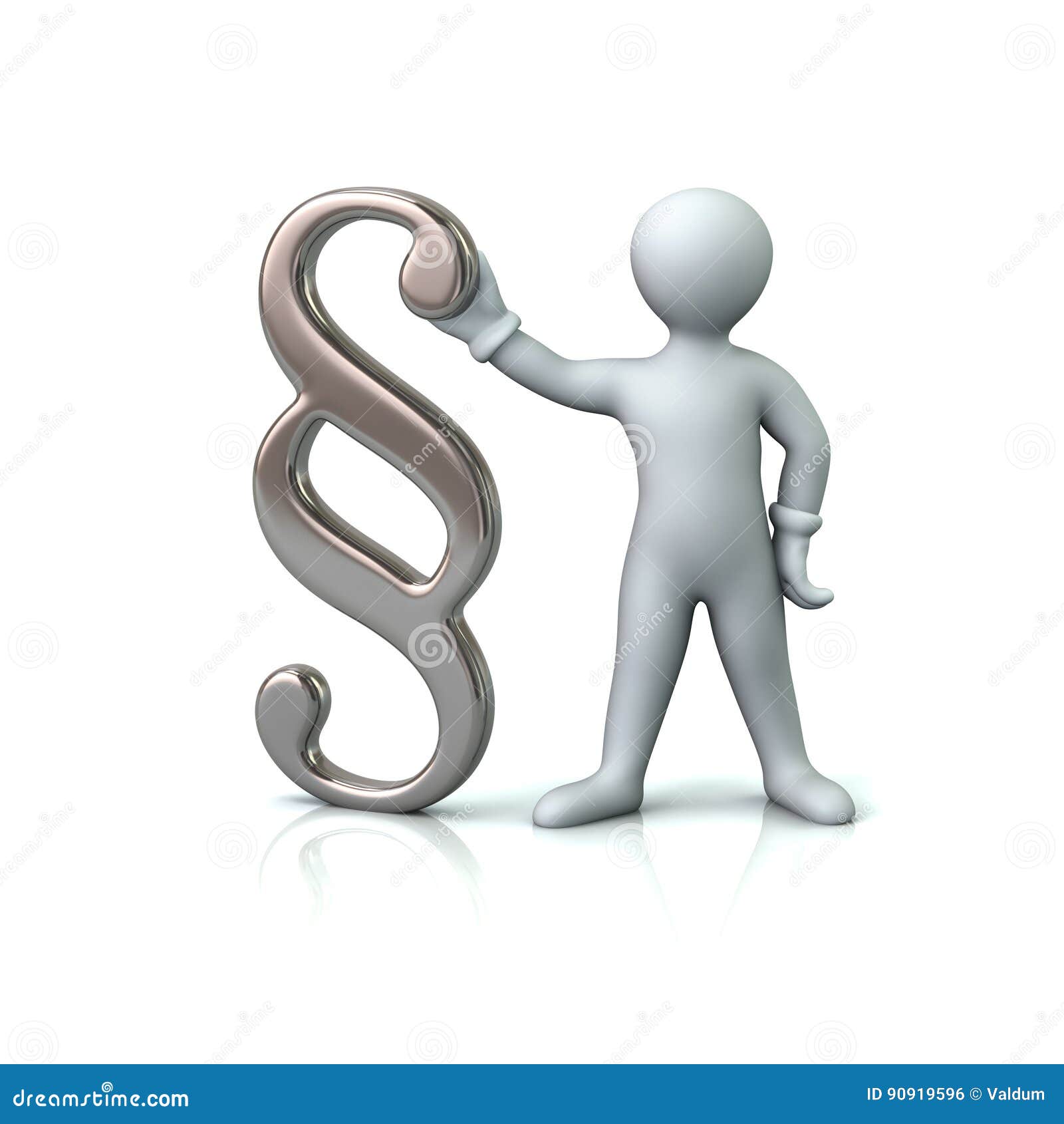 Homme Et Symbole De Paragraphe Illustration Stock - Illustration du ...