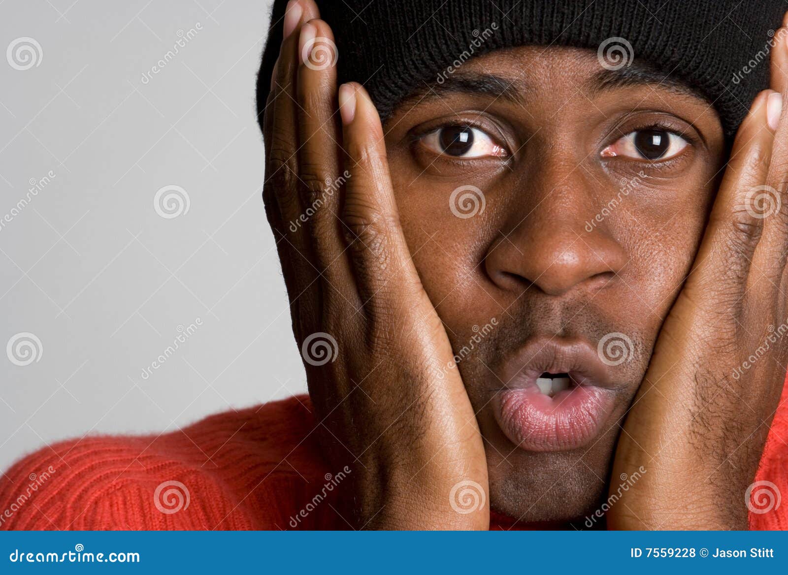 Homme froid photo stock. Image du chaud, espiègle, africain - 7559228