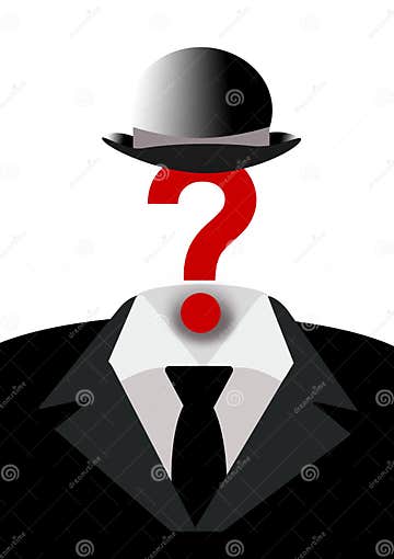 Homme inconnu illustration stock. Illustration du robe - 17709264