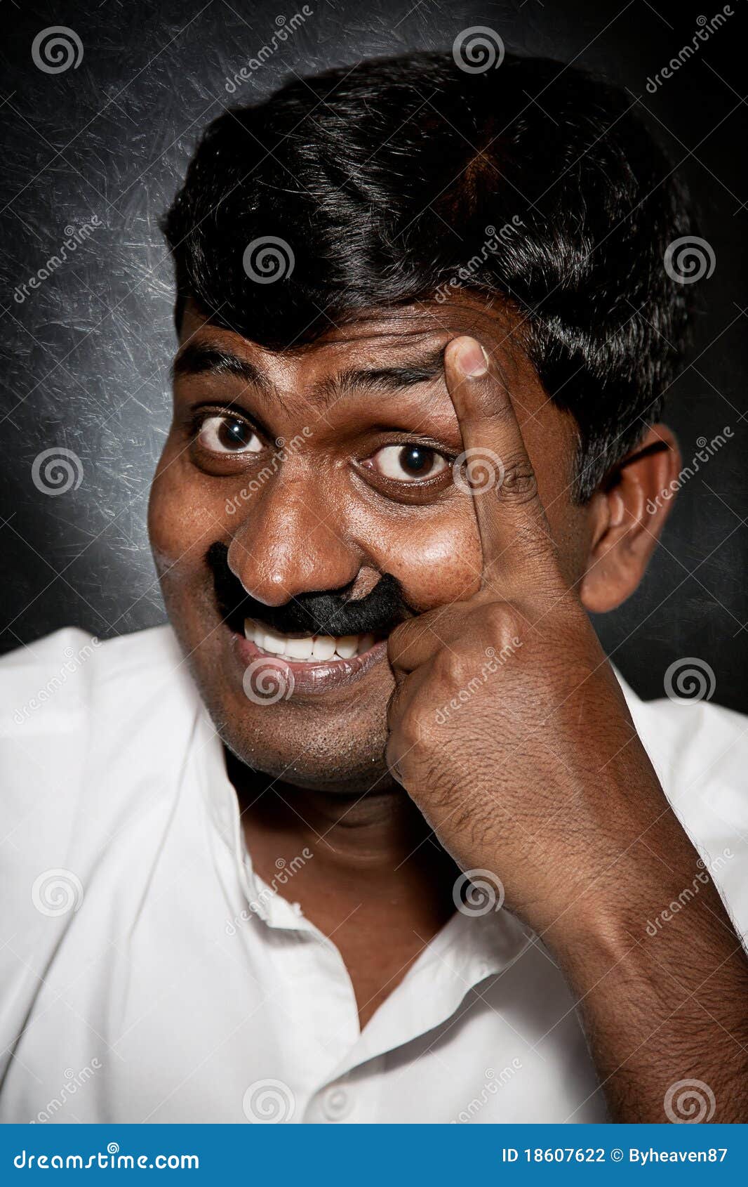 Homme Indien Avec La Moustache Photo stock - Image du homme, geste ...