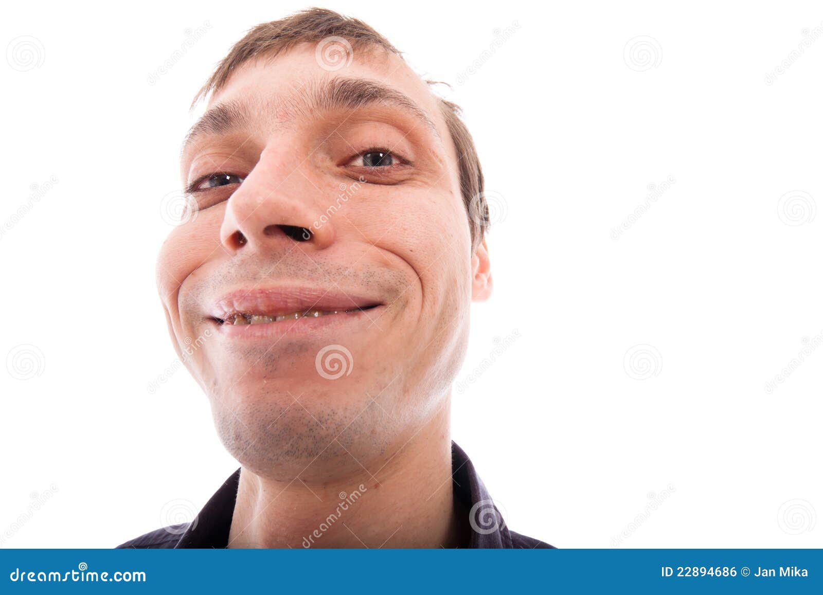 Homme laid photo stock. Image du ballot, masculin, excentrique - 22894686