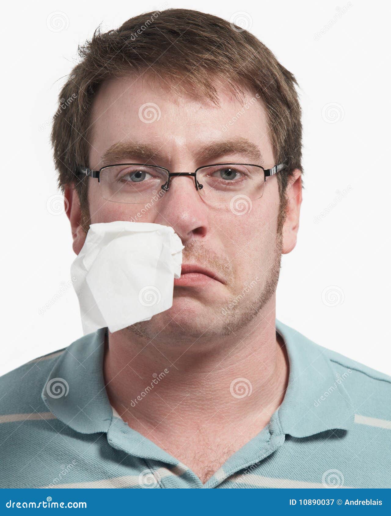 Homme malade image stock. Image du froid, malade, sympt40mes - 10890037