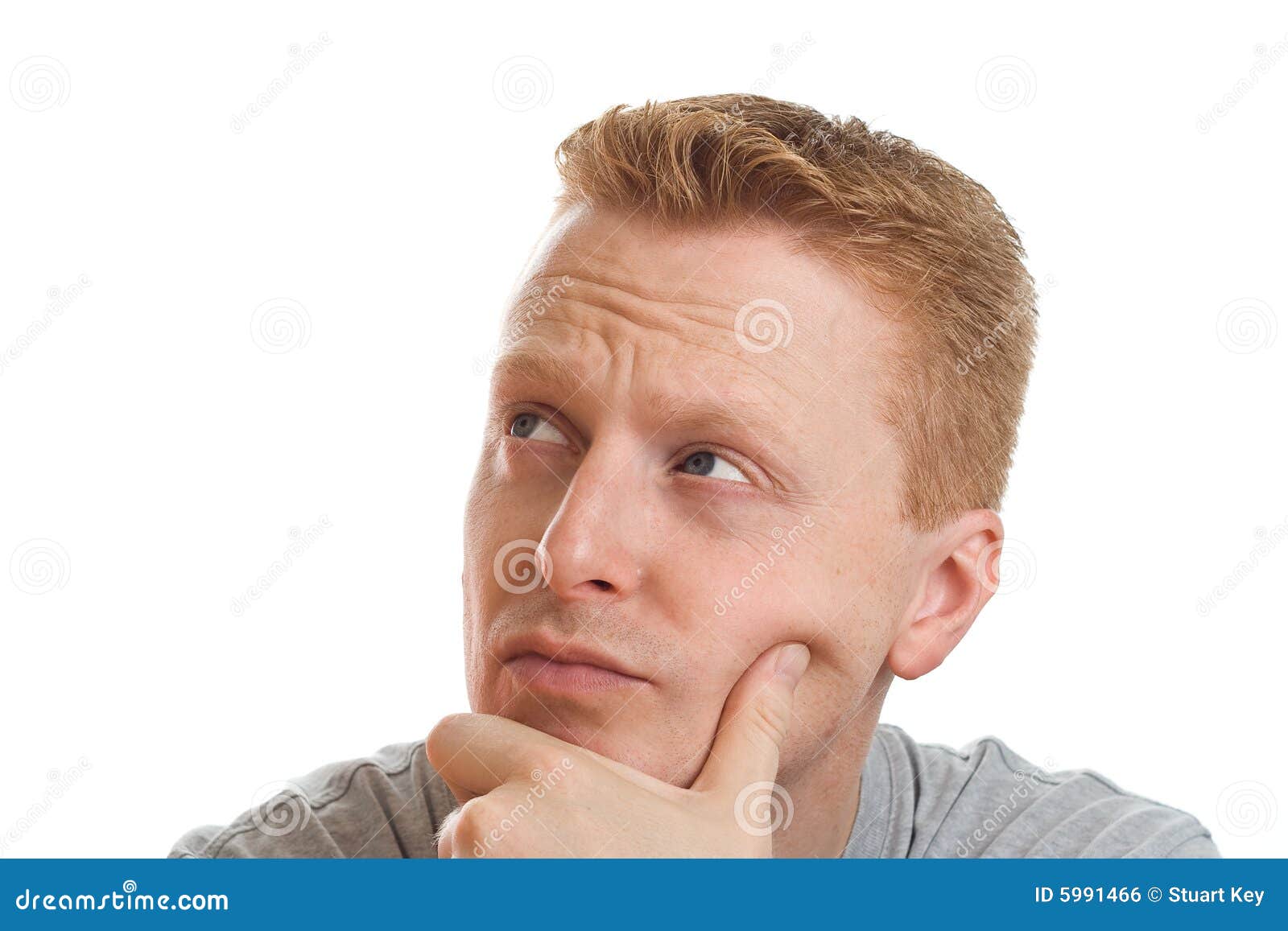 Homme pensif photo stock. Image du considérer, expressif - 5991466