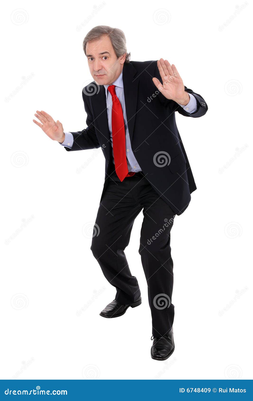 Homme prudent d'affaires image stock. Image du conduite - 6748409