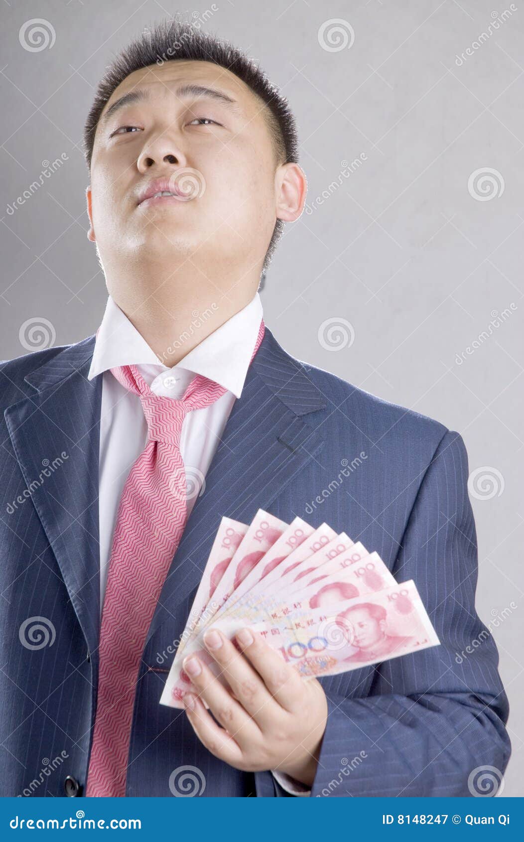 Homme riche de l'Asie image stock. Image du affaires, dollars - 8148247