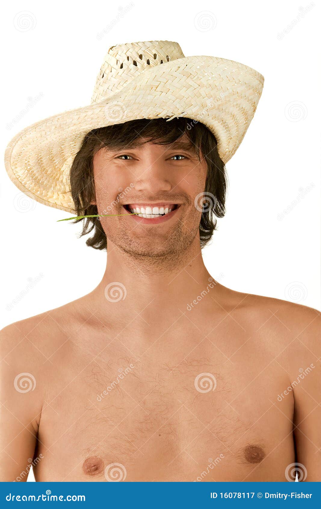 Homme Souriant Dans Le Chapeau Image. Image: 16078117