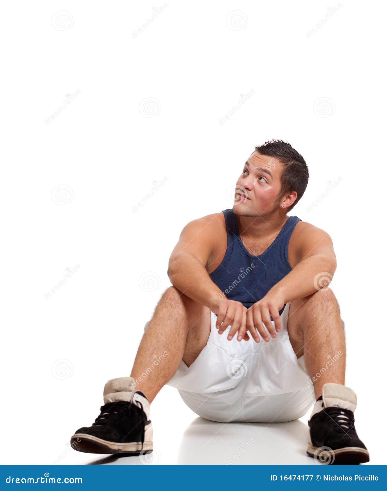 Homme sportif image stock. Image du projectile, jeune - 16474177