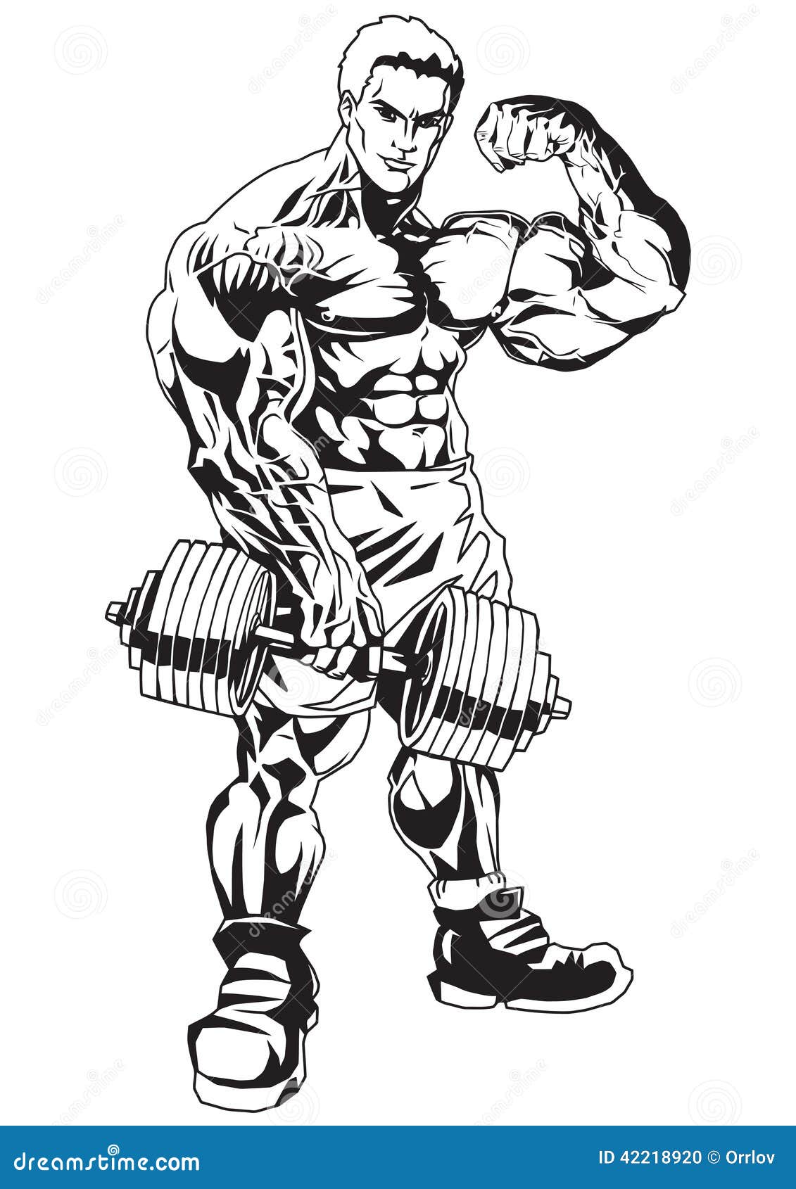 Muscle Man Coloring Pages Coloring Pages
