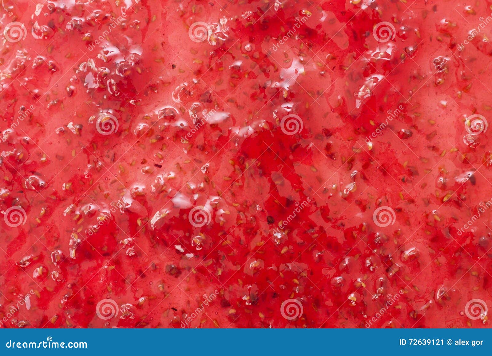 Homogeneous Mass of Jam, Flat Top View Stock Image - Image of ...