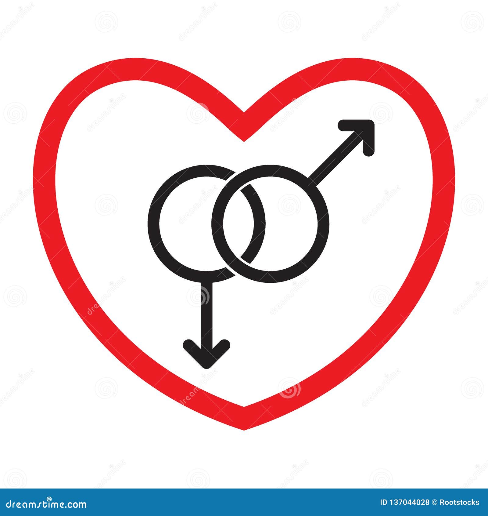 Homosexual Love Icon Stock Illustration Illustration Of Female 137044028