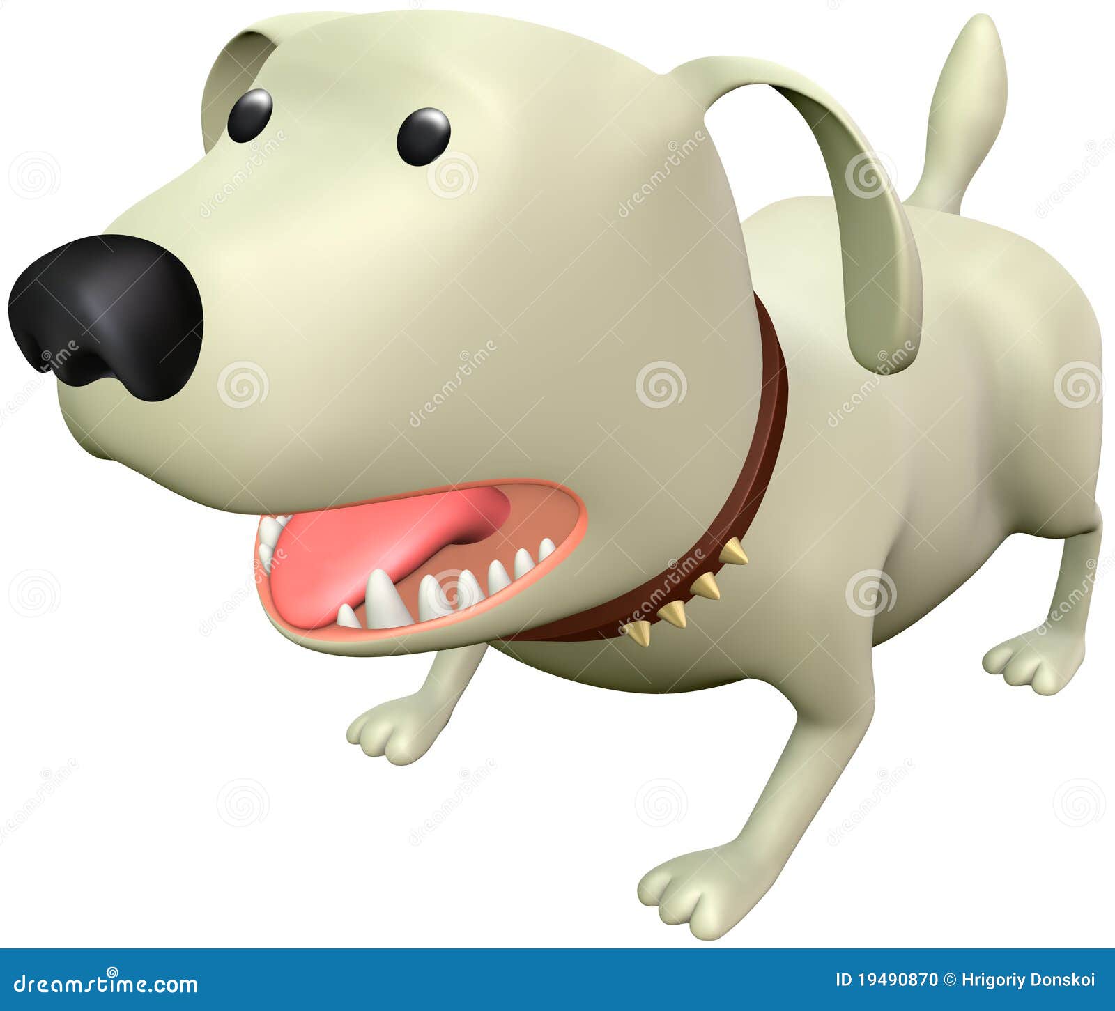 Hond stock illustratie. Illustration of grappig, beeldverhaal - 19490870