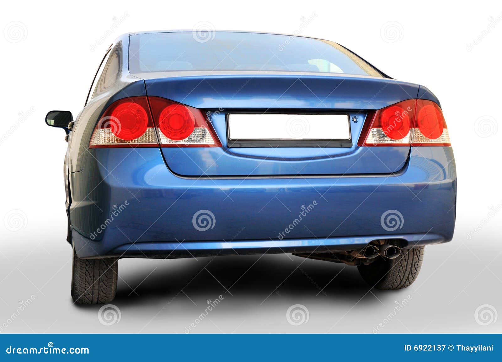 Honda Civic - Back stock image. Image of isolated, cars - 6922137