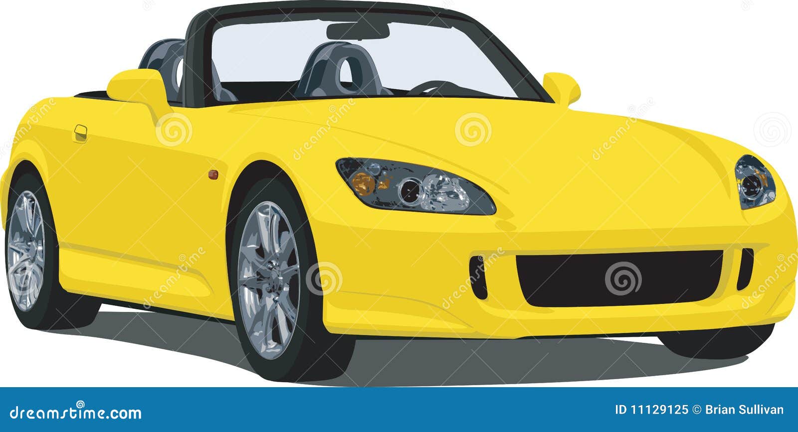 Honda S2000 Roadster stock vector. Illustration of fast - 11129125