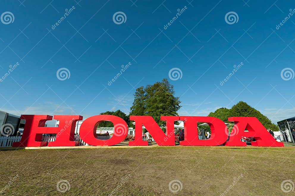 Honda sign editorial stock image. Image of transportation - 25746384