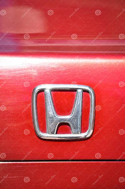 Honda symbol editorial stock image. Image of grille, exotic - 24068304