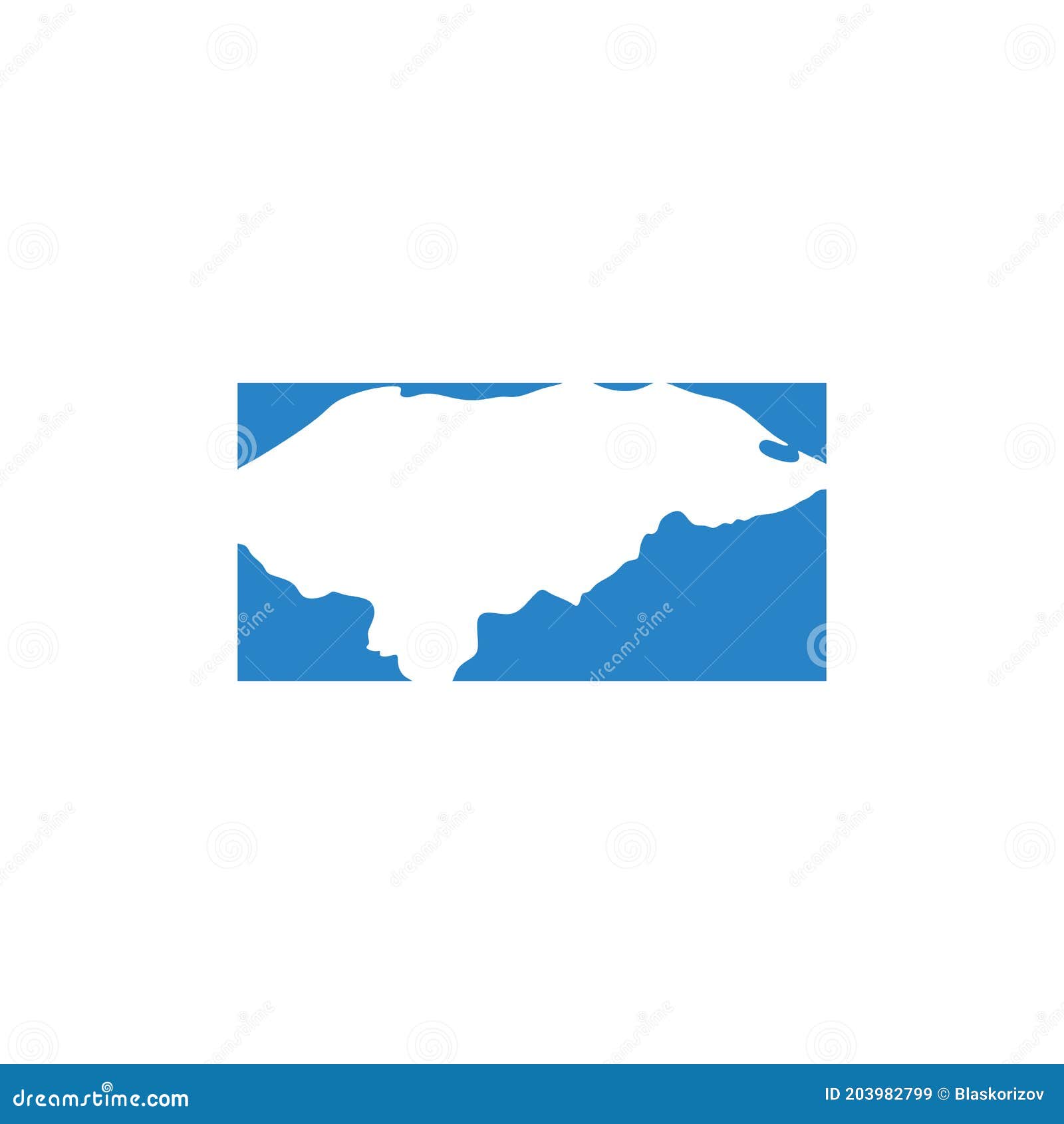 Honduras Logo Map Icon Vector Symbol Element Stock Vector ...
