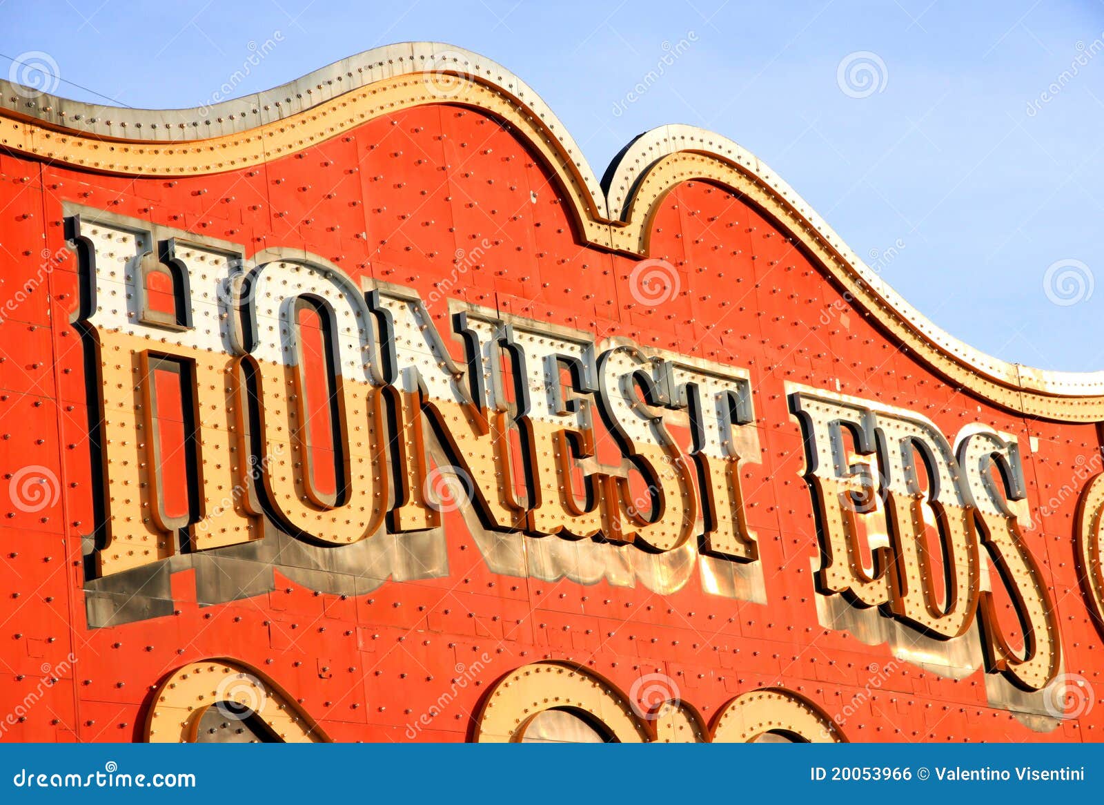 Honest Eds Sign editorial photo. Image of ware, popular - 20053966