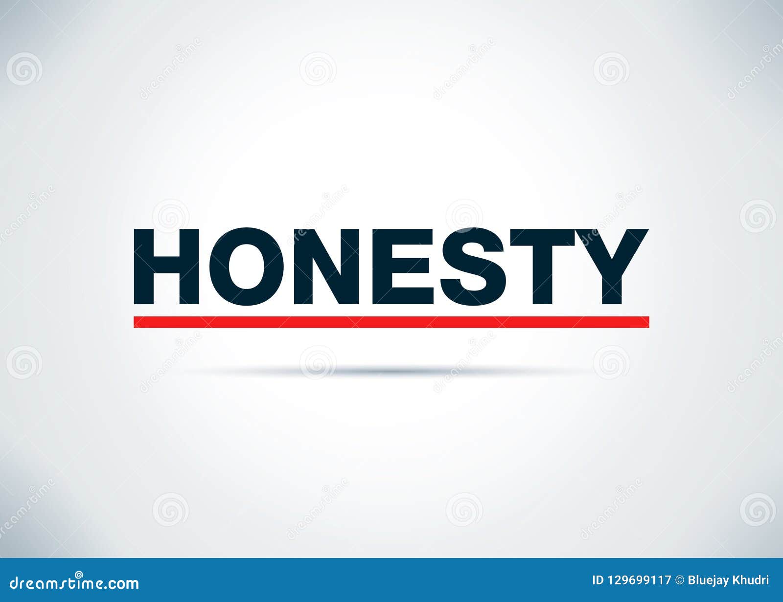 Honesty Abstract Flat Background Design Illustration Stock Illustration ...