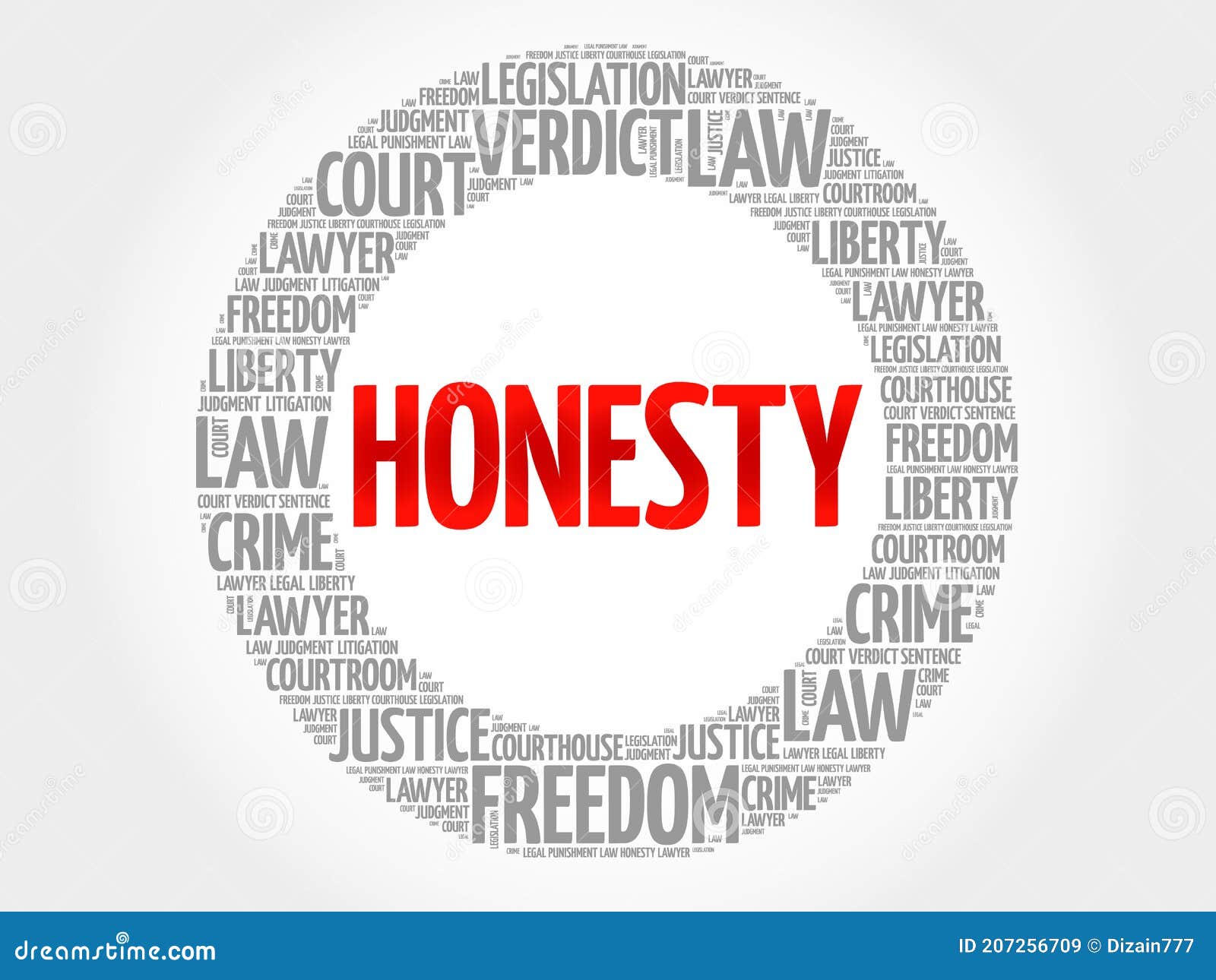Honesty word cloud stock illustration. Illustration of direction ...