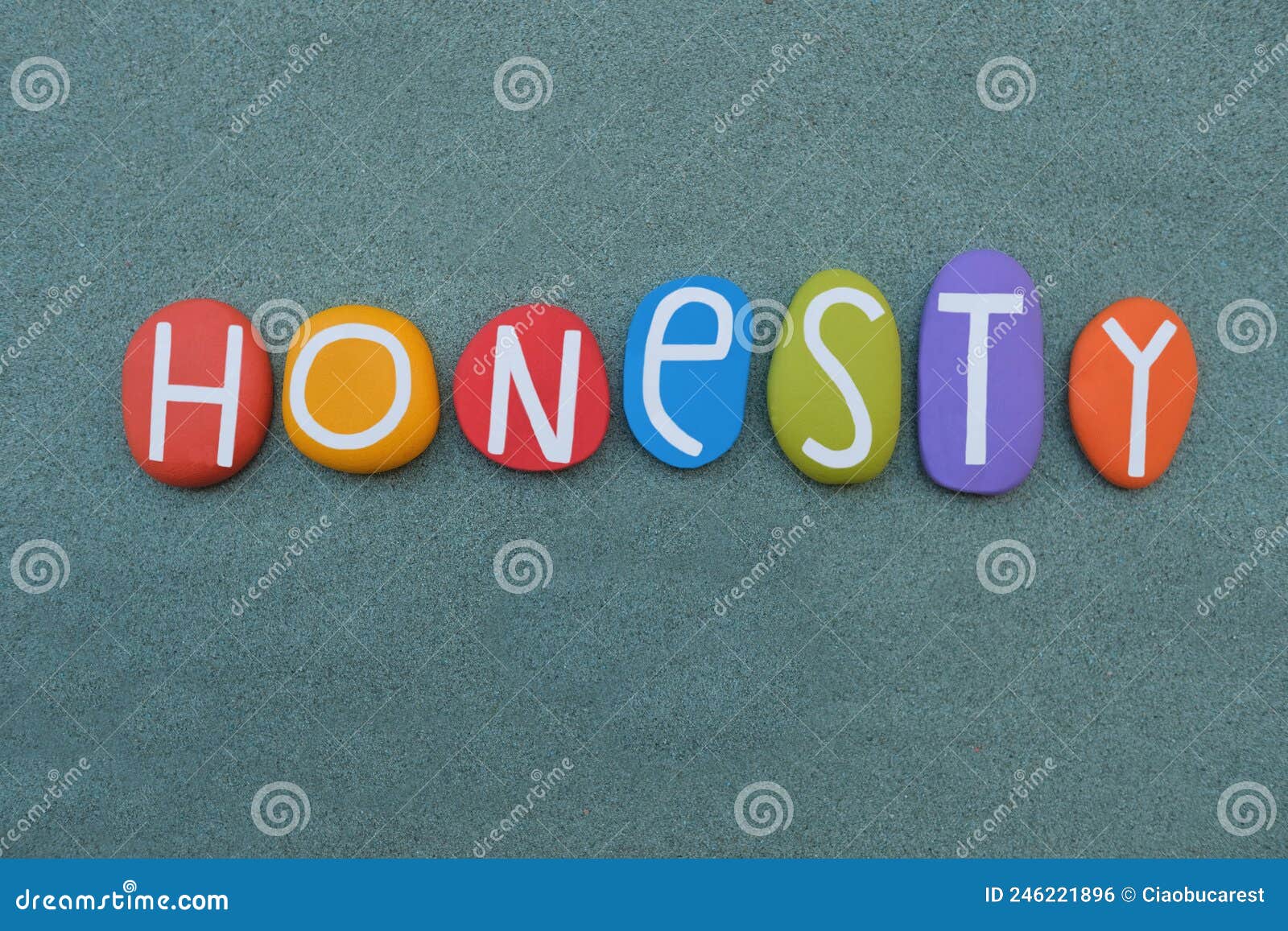 Honesty Word Lettering Vector Illustration 71089414