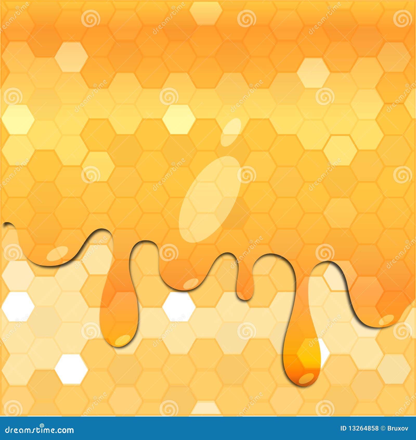 Honey stock vector. Illustration of texture, honey, meal - 13264858