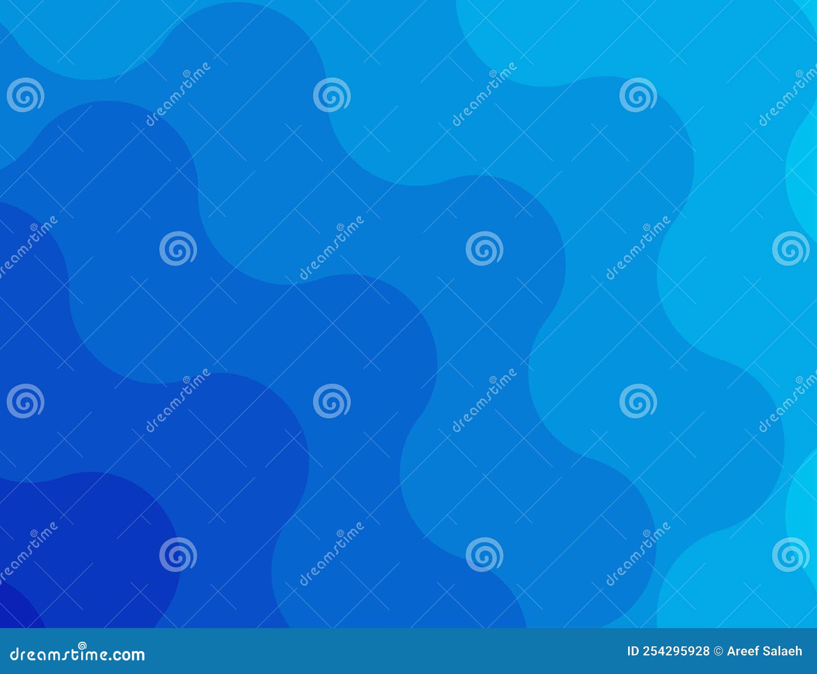 Blue Waves Pattern.beach Waves Water Flow Curve Abstract. Stock Vector ...