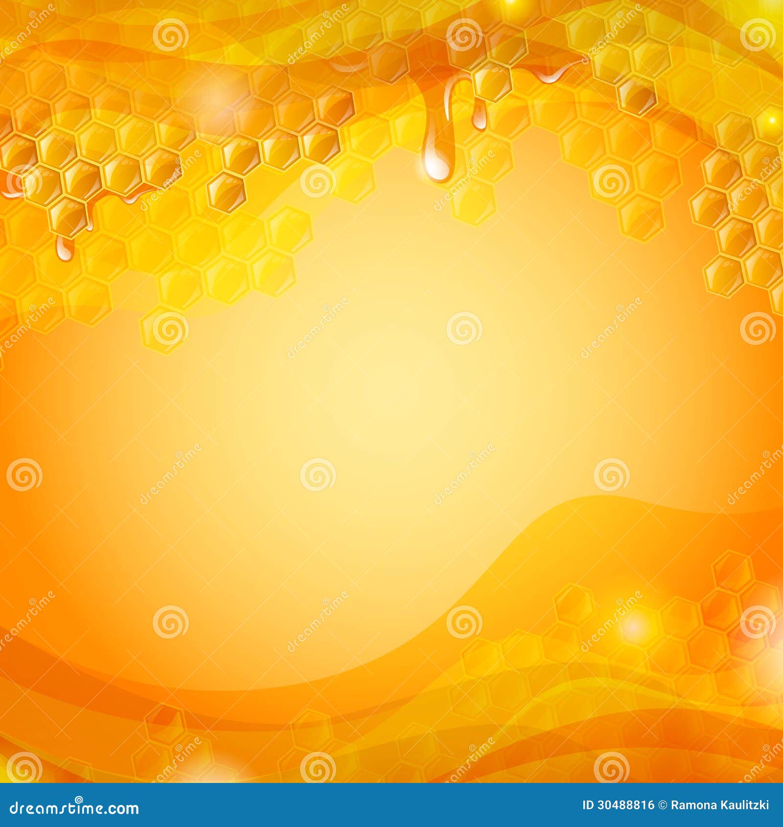 Honey Background stock illustration. Illustration of frame - 30488816