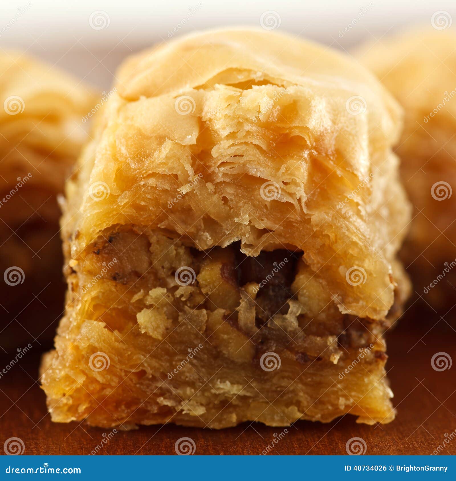 Honey baklawa stock photo. Image of filo, honey, delicacies - 40734026